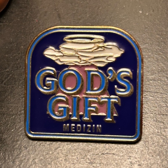 Accents | Copy Gods Gift Lanyard Pin A Little Larger Than A Quarter ...